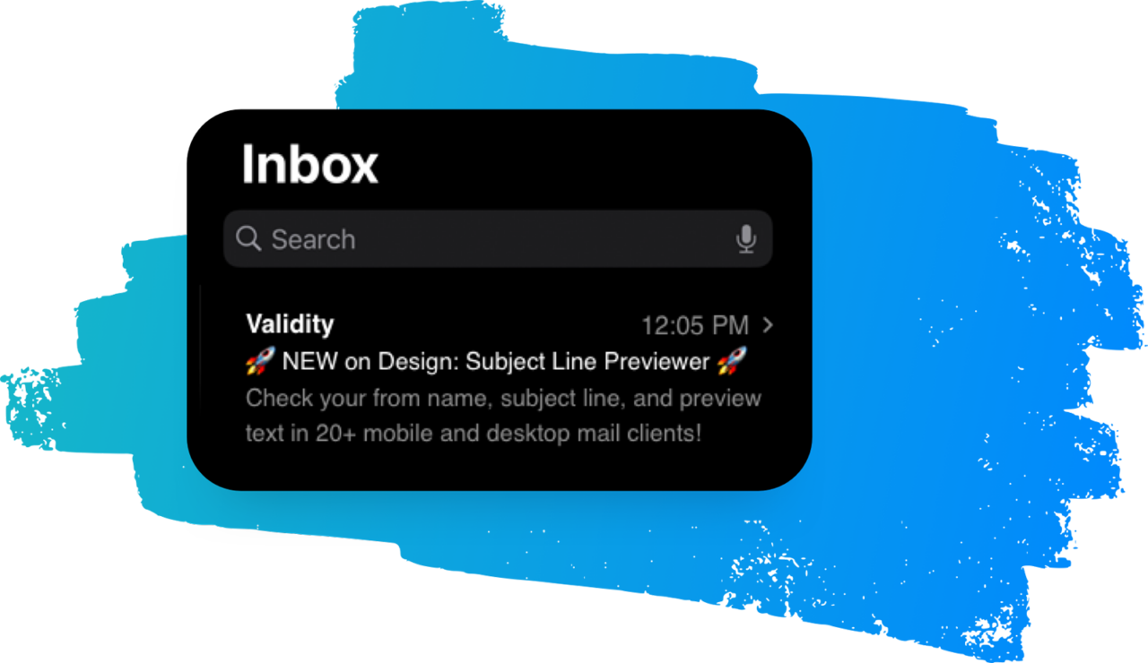 Subject Line Previewer - Sender Score